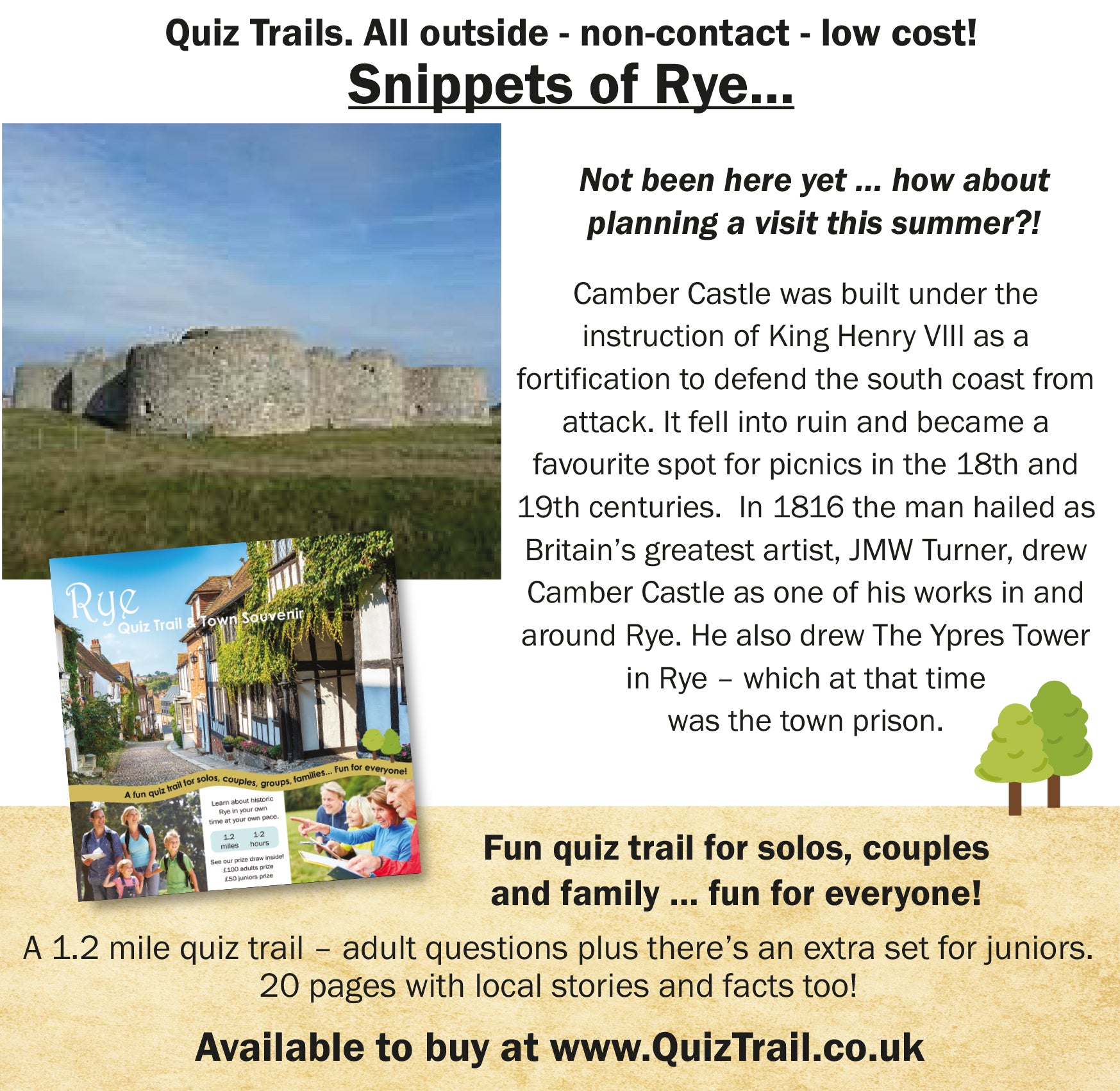 Rye: Camber Castle – Quiz Trail