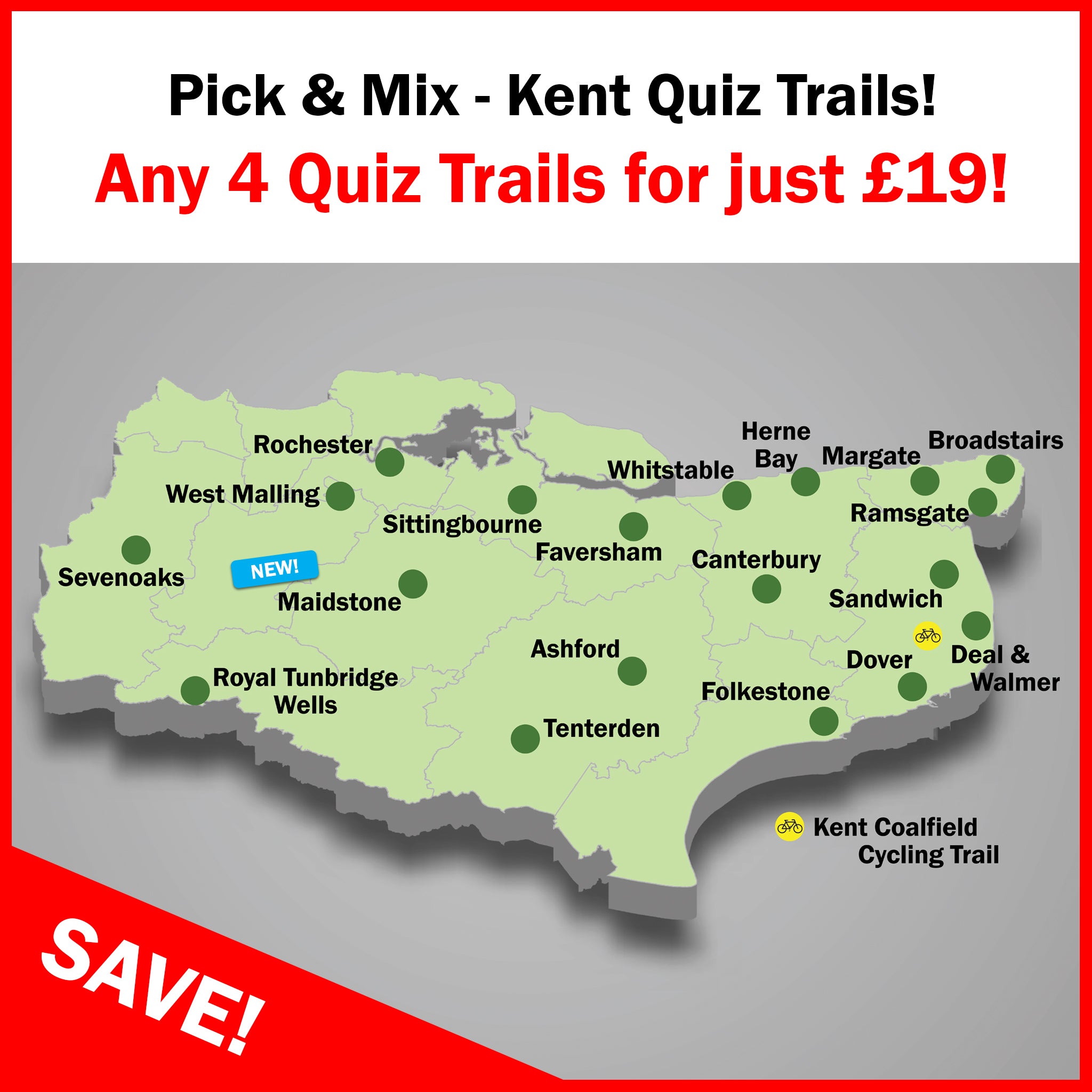 Kent Pick & Mix - Any 4 for just £19 – Quiz Trail