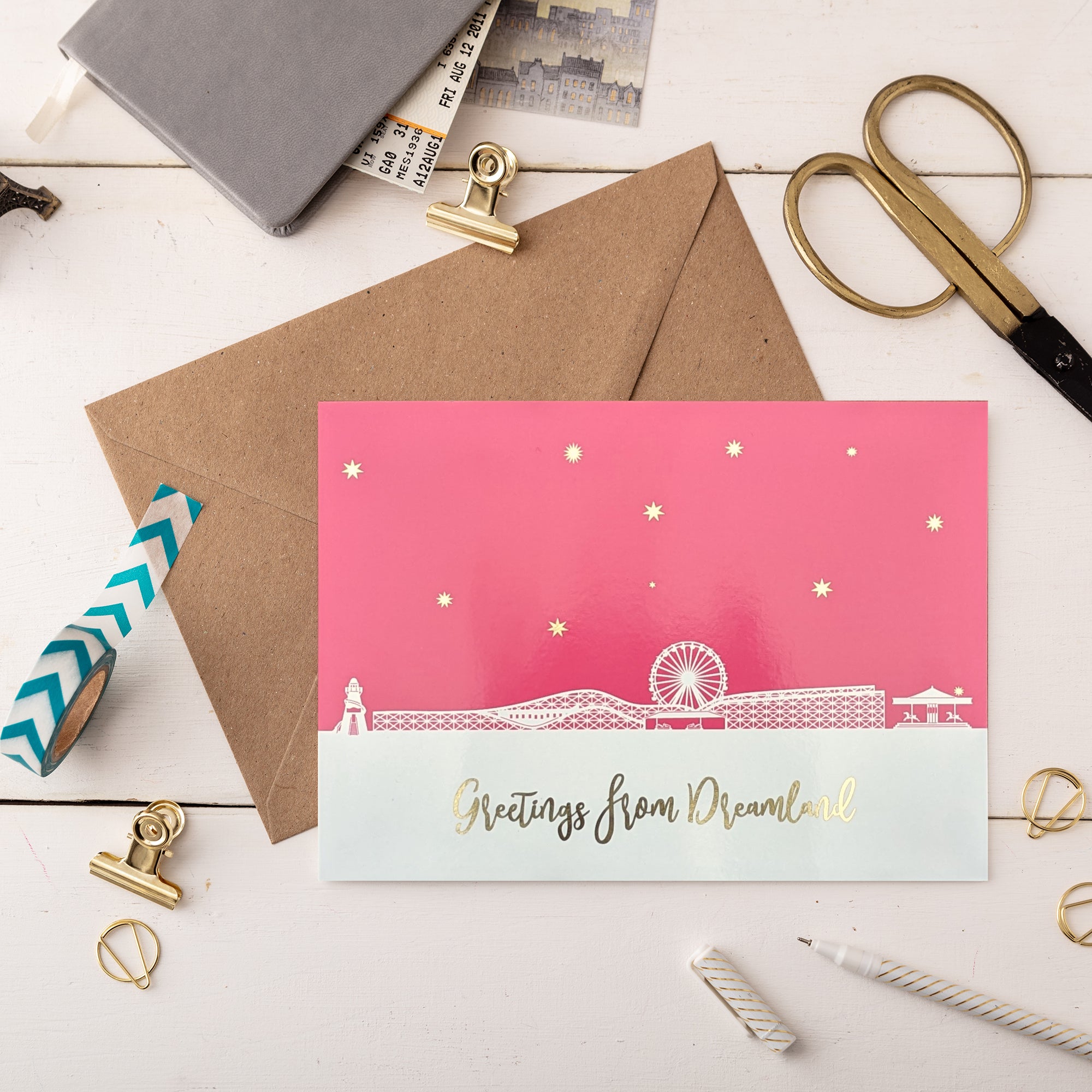 Dreamland - Night Scene Greeting Card – Quiz Trail